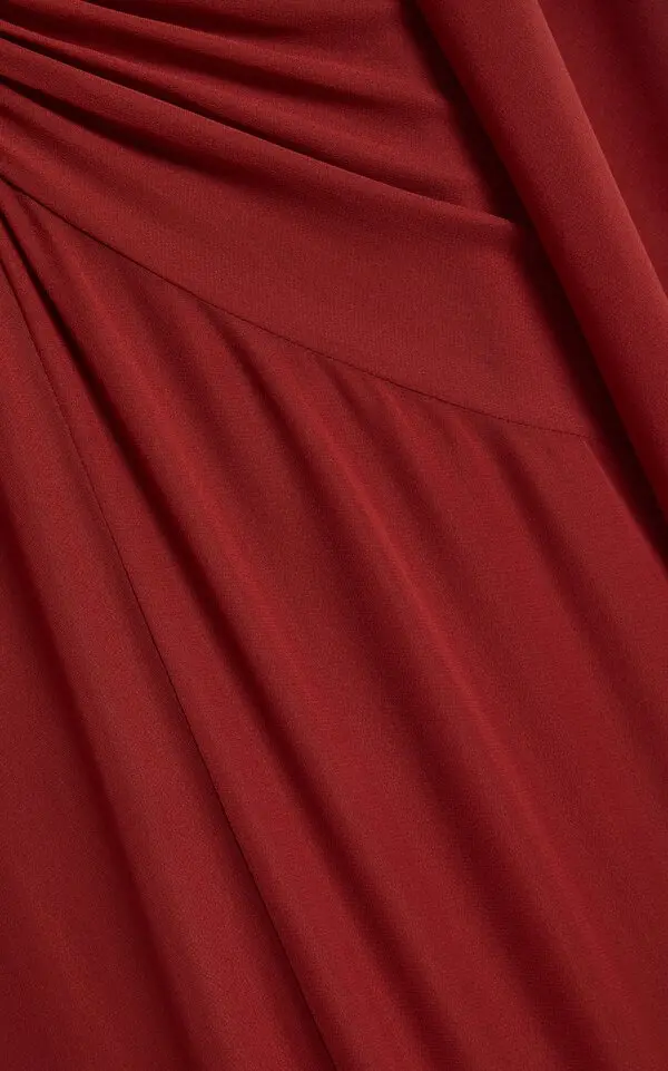 DE LA VALI Florencia Chiffon Maxi Dress