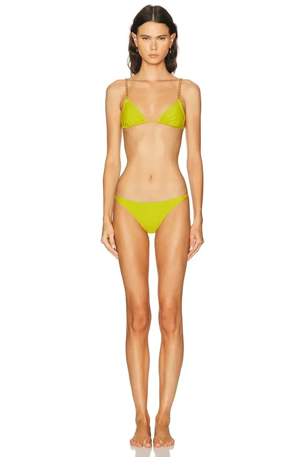 DOLLA Dolores Classic Bikini Bottom - Moss
