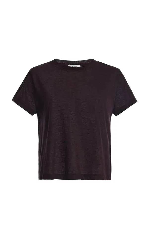AGOLDE Adine Jersey T-shirt - Purple