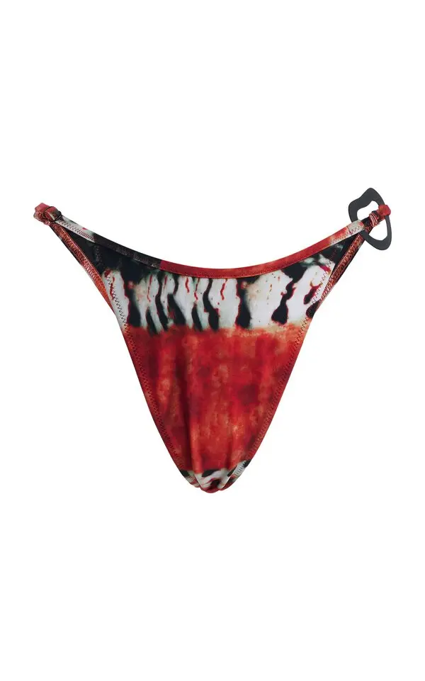 TROPIC OF C Shell Luna Bikini Bottom - Red