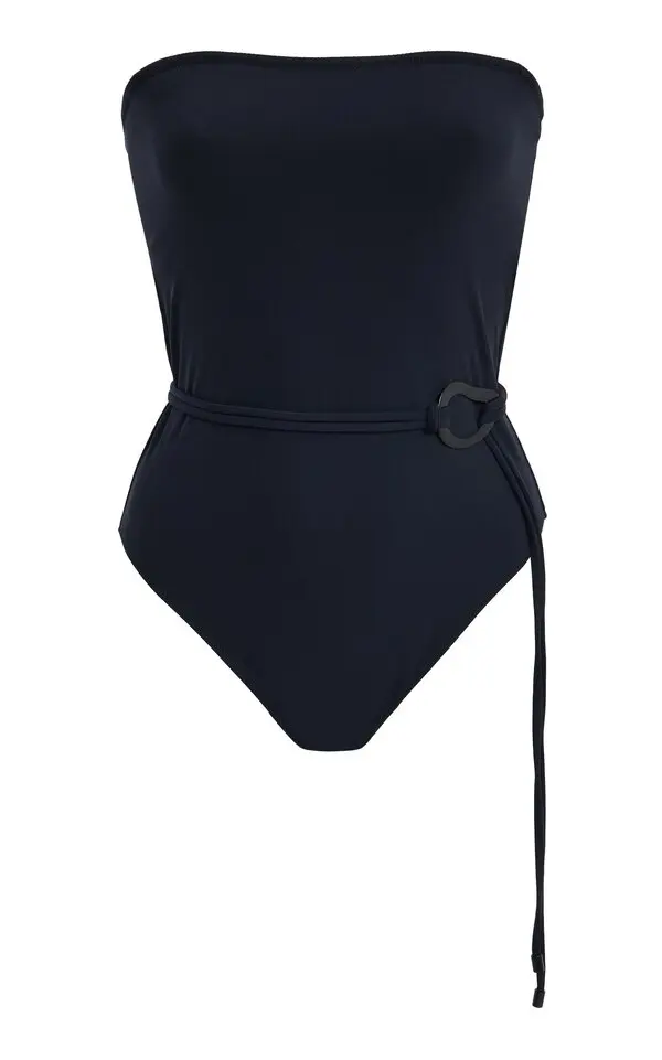 TROPIC OF C Orb Strapless One-piece Swimsuit - Black