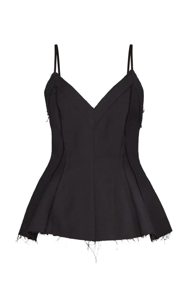 Rachel Comey Layley Cotton-blend Top - Black