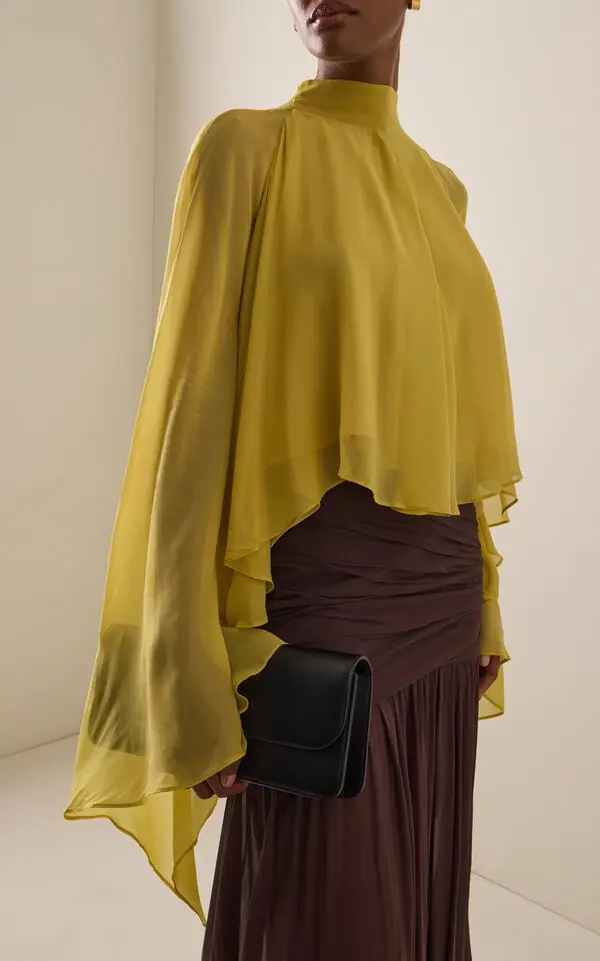 DE LA VALI Mia Chiffon Top
