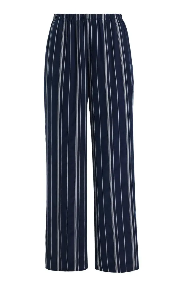 FAVORITE DAUGHTER The Everything Crepe Wide-leg Pants - Stripe