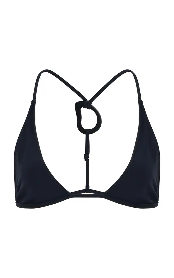 TROPIC OF C Orb Back Universo Bikini Bralette - Black