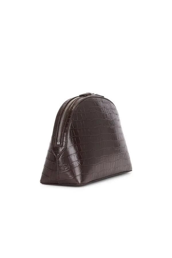 A.emery Halloran Clutch - Bistre Croc Emboss