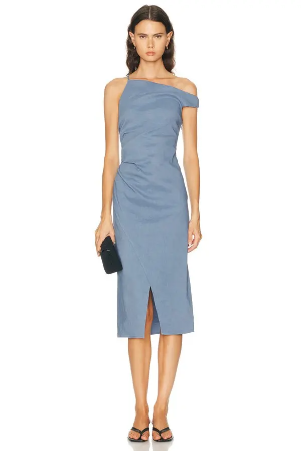 A.L.C. Lyra Dress In Blue - Dusk Blue