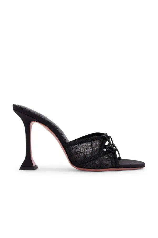 Amina Muaddi Eleonora 95 Lace Slipper Mule