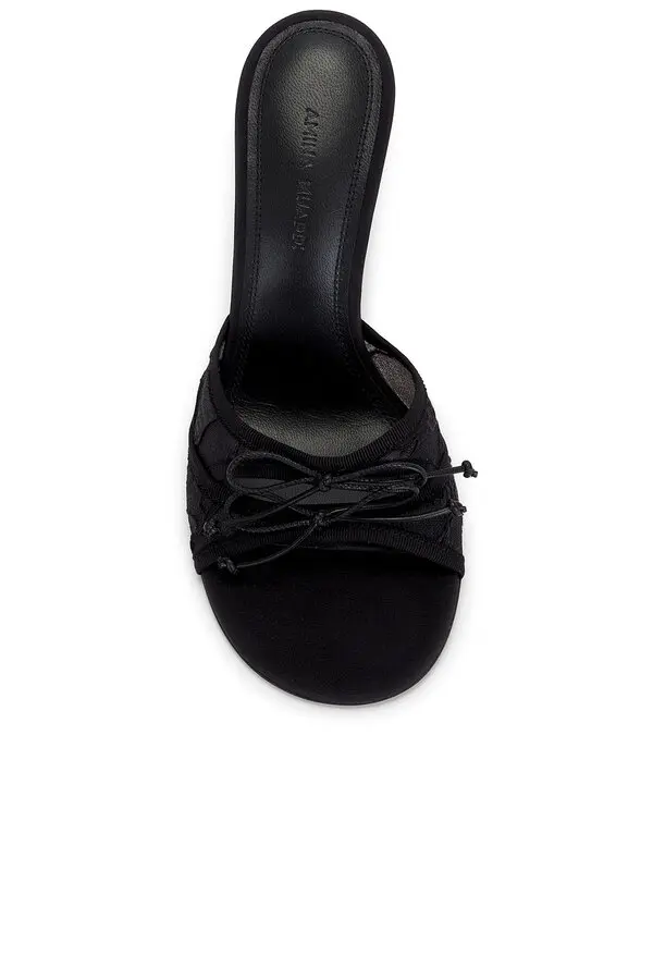 Amina Muaddi Eleonora 95 Lace Slipper Mule