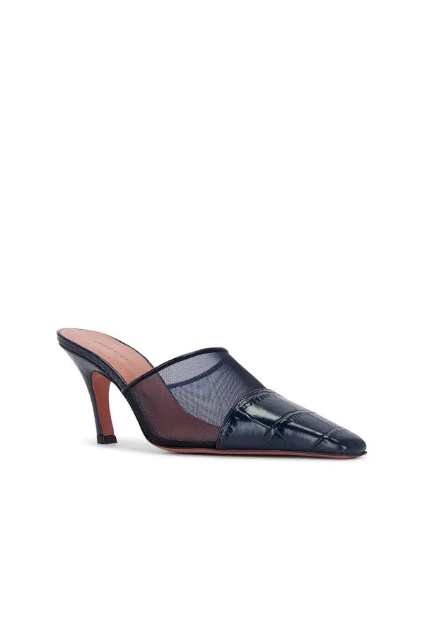 Amina Muaddi Jamie 80 Mesh Mule