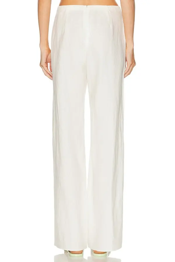 Cult Gaia Sara Pant Wide Leg Linen Trousers