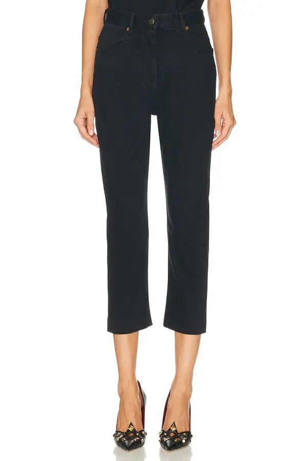 Valentino Garavani Cropped Straight Leg