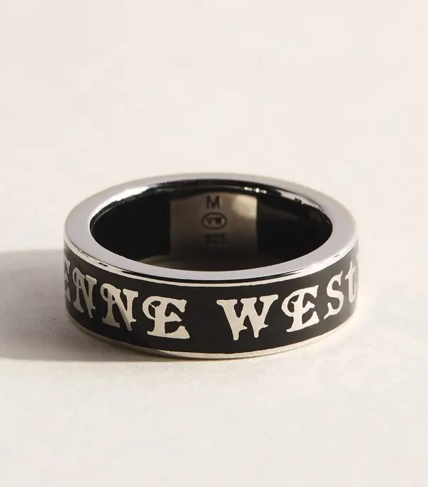 VIVIENNE WESTWOOD Conduit Street Ring - Black