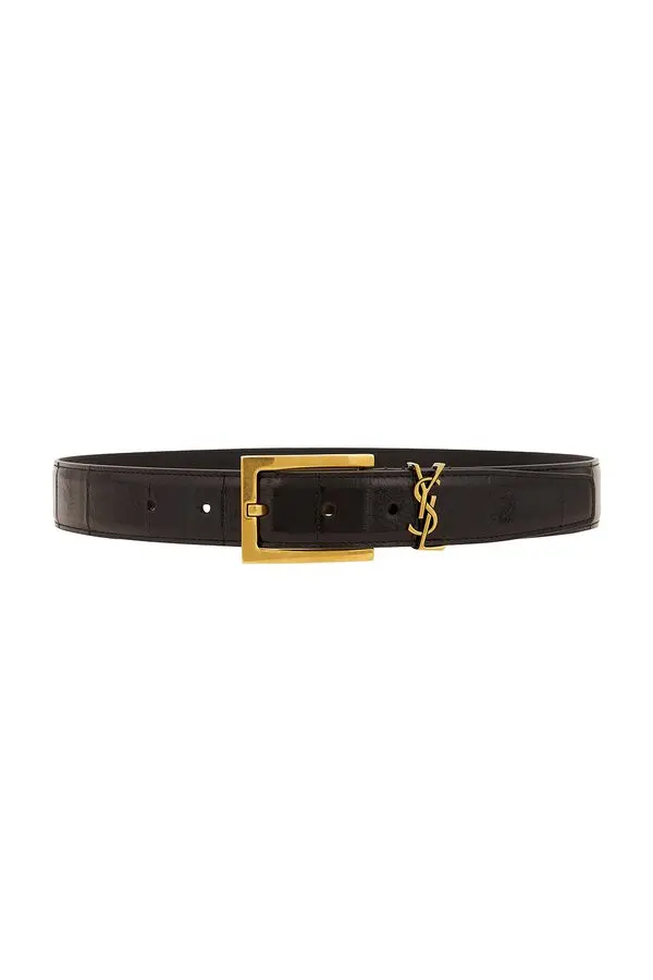 Saint Laurent Carree Passant Cassandre 腰带