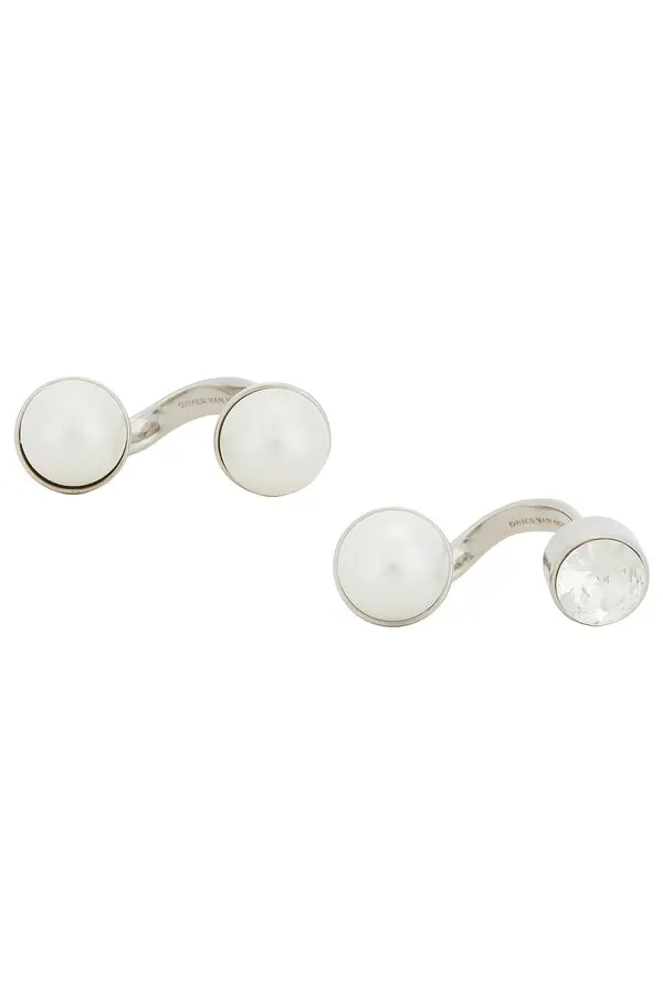 Dries Van Noten Handmade Shell Paste Set Of 2 Rings