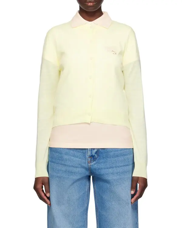 Maison Kitsuné Baby Fox Patch Knit Cardigan