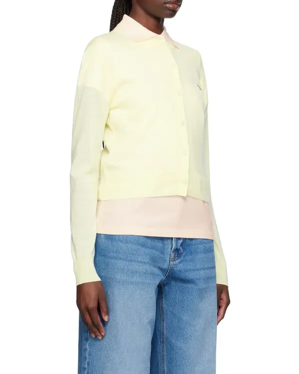 Maison Kitsuné Baby Fox Patch Knit Cardigan