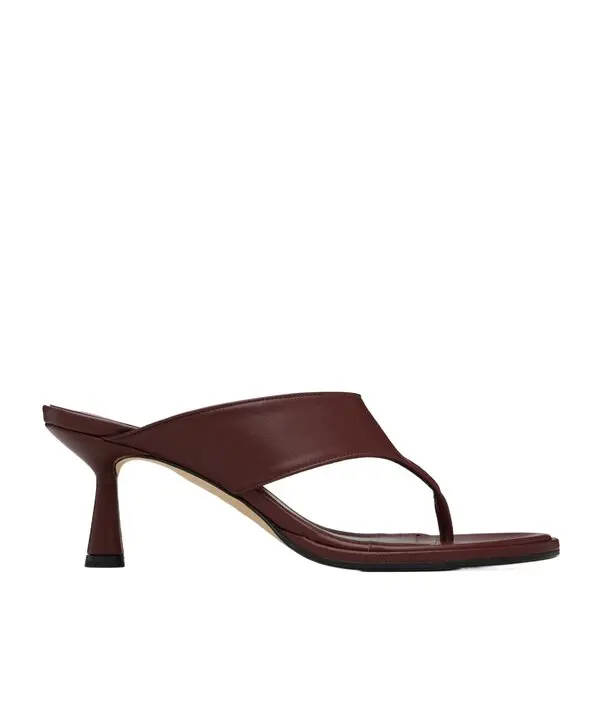 AeydĒ Olenna Thong Sandals - Wine Red
