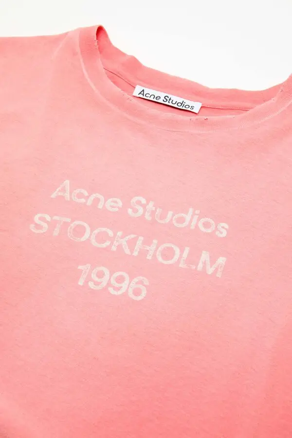 Acne Studios Fitted Logo T-shirt