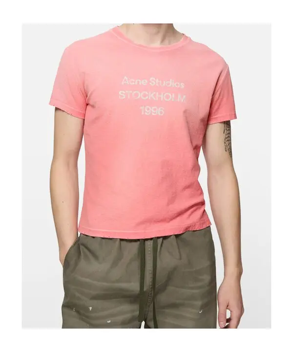 Acne Studios Fitted Logo T-shirt