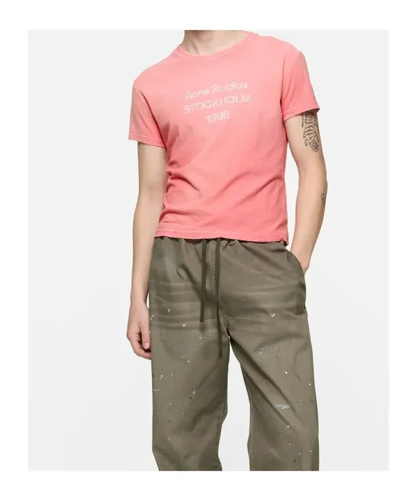 Acne Studios Fitted Logo T-shirt
