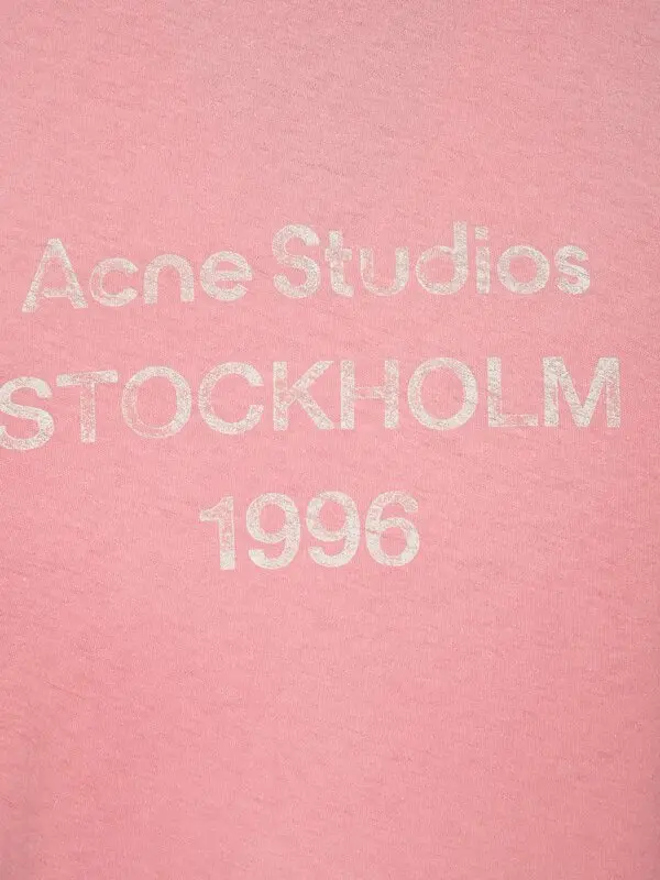Acne Studios Fitted Logo T-shirt