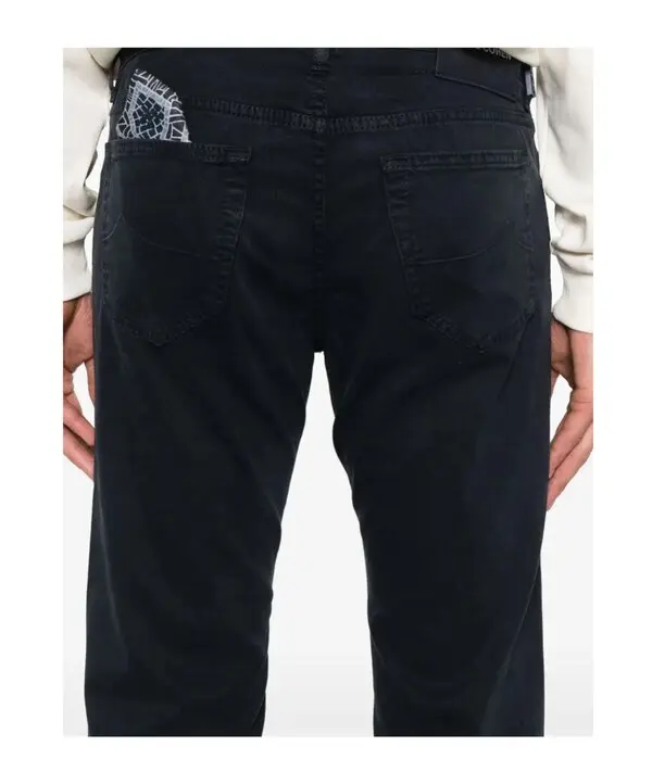Jacob Cohen Logo Patch Pocket-detail Trousers