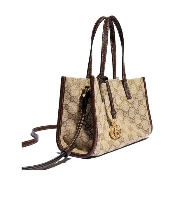 Gucci Small Tote Bag With Double G Charm