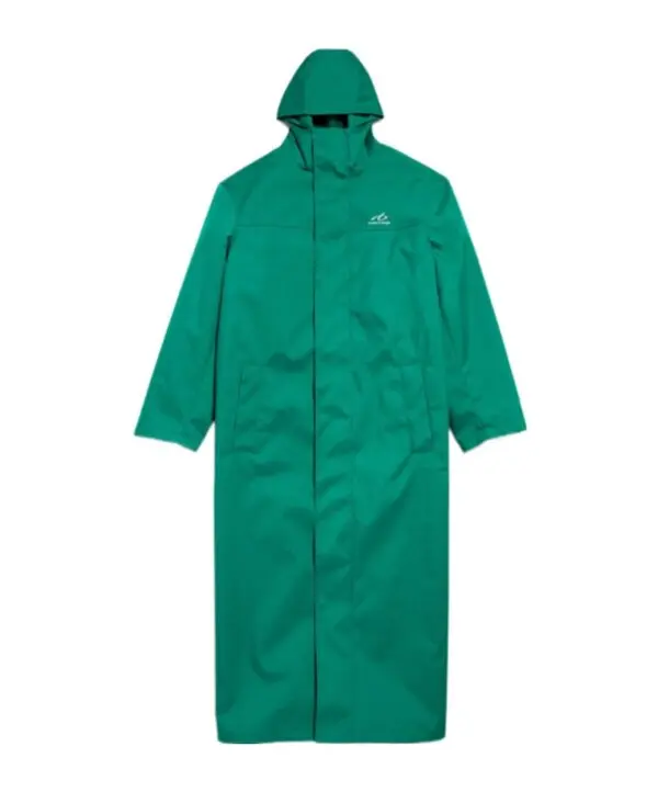 Balenciaga Techwear Long Windbreaker - Green