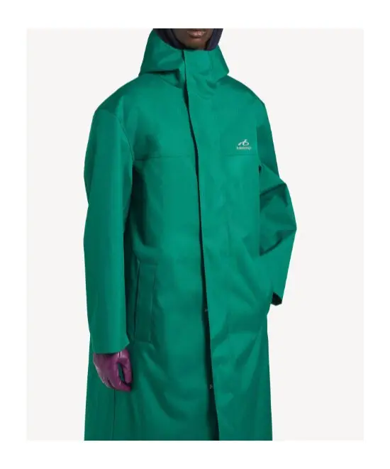 Balenciaga Long Hooded Windbreaker