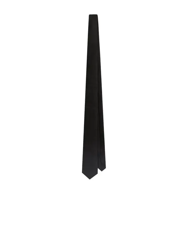 Dolce & Gabbana Pointed Tip Neck Tie - Black