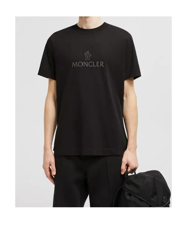 Moncler Logo Printed Crewneck T-shirt