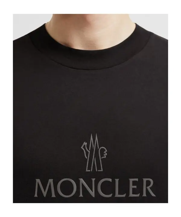 Moncler Logo Printed Crewneck T-shirt