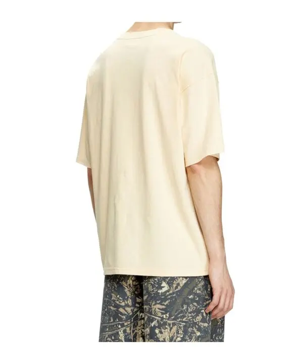 DIESEL® T-boxt Logo Printed Crewneck T-shirt - Light Brown