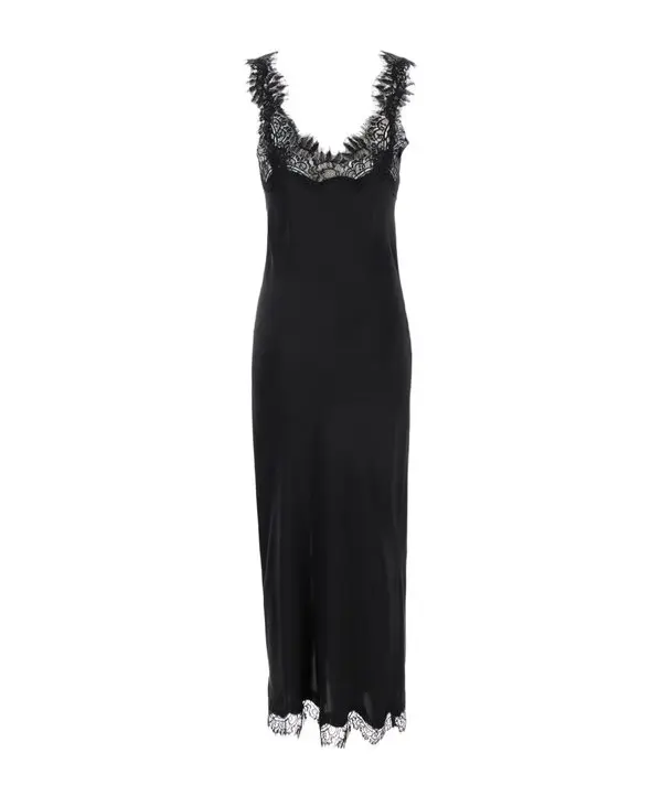 Gold Hawk Miley Lace-trimmed Long Dress