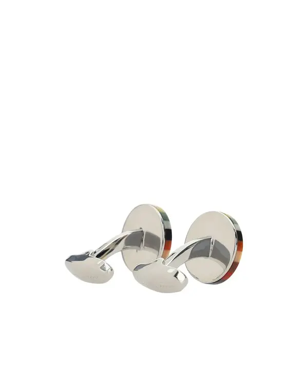 Paul Smith Circle Signature Stripe Cufflinks