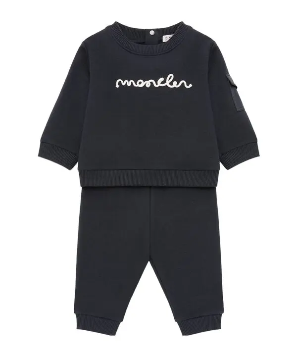 Moncler Logo Stretch Cotton Set