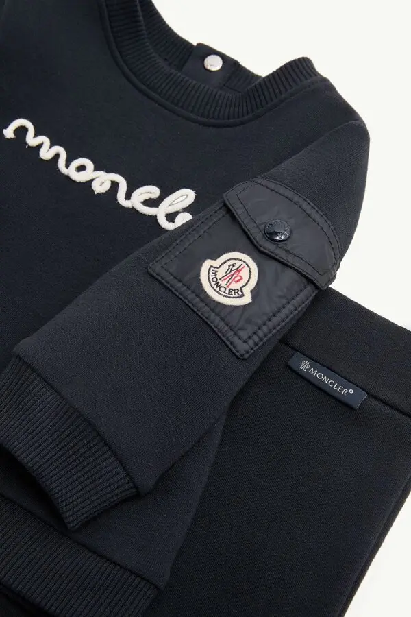Moncler Logo Stretch Cotton Set