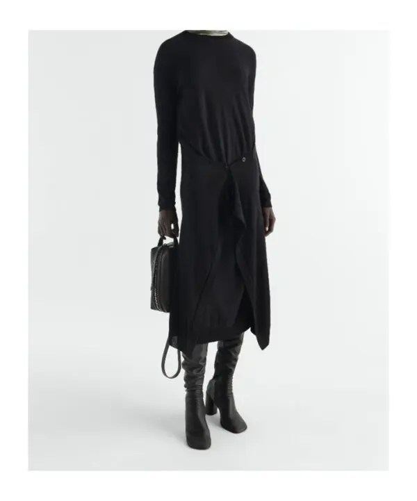 LEMAIRE Buttoned Knitted Dress