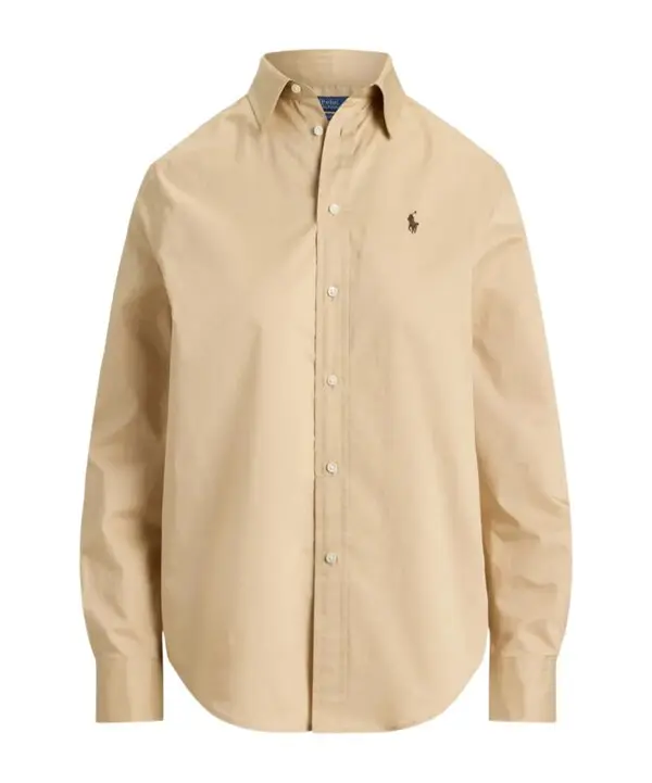 Polo Ralph Lauren Cotton Twill Shirt With Embroidered Pony