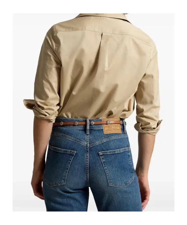 Polo Ralph Lauren Cotton Twill Shirt With Embroidered Pony
