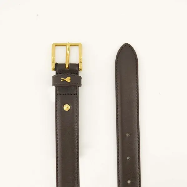 AMI Paris Logo Belt