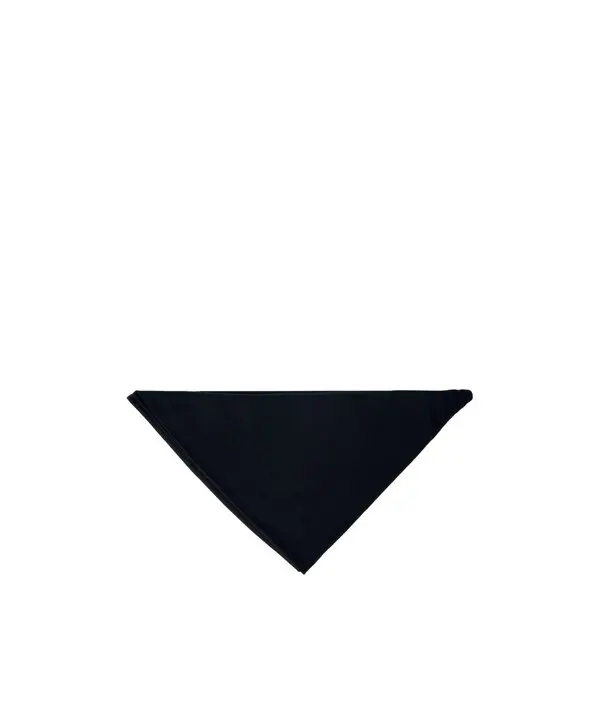 TOTEME Triangular Folded Bandana Scarf - Black