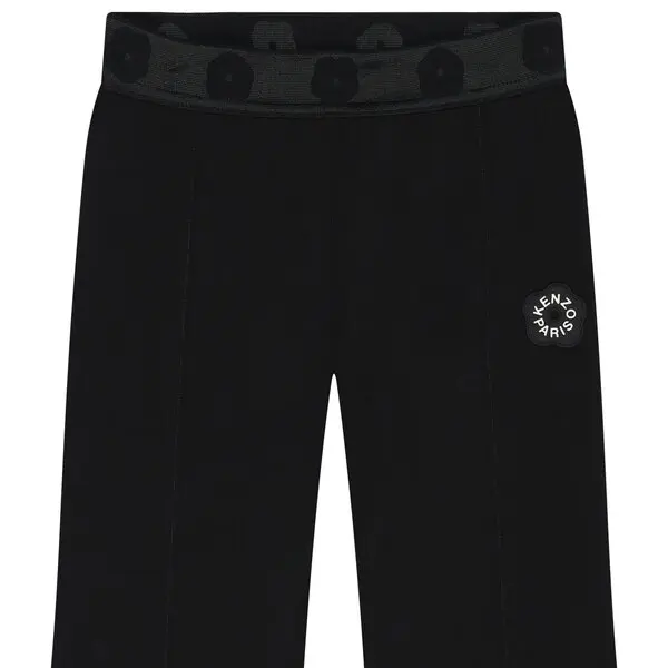 Kenzo Boke Flower-patch Flared Trousers