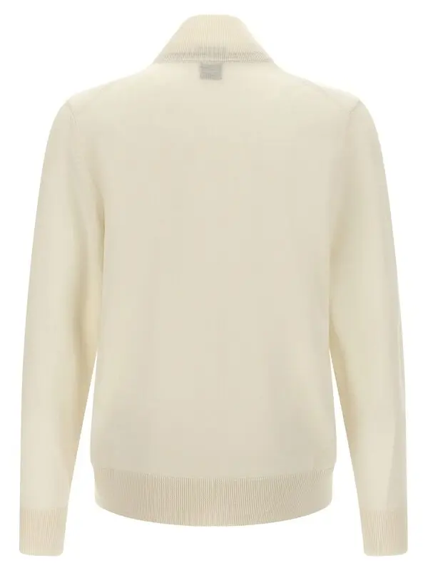 Hugo Boss Zip-up High Neck Cardigan