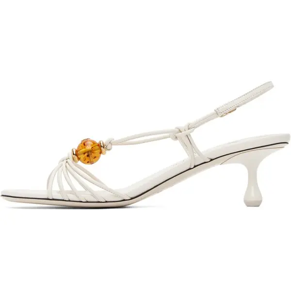 JIMMY CHOO Lova 50 High-heeled Sandals - Latte