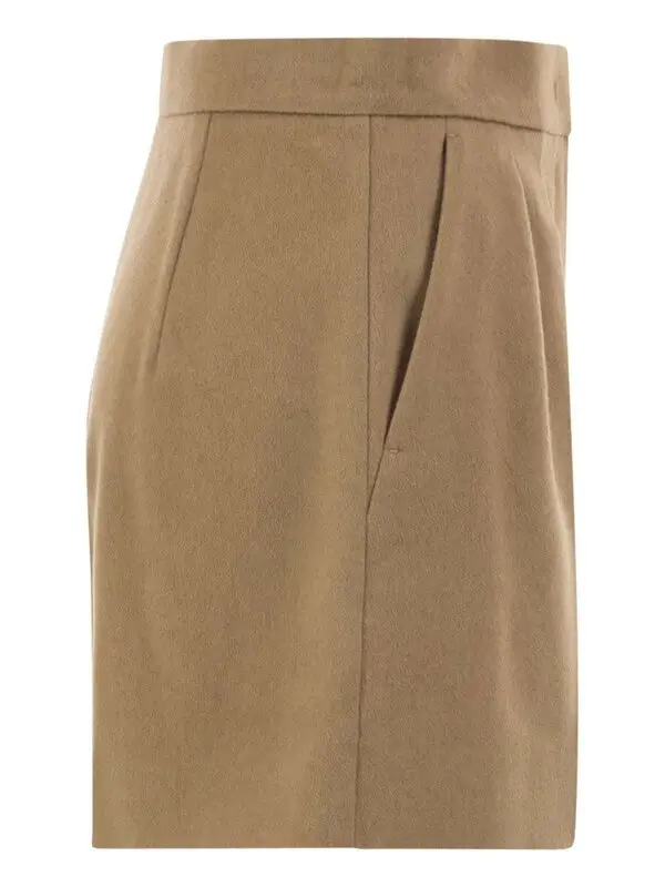 Max Mara Vista Pleated Shorts
