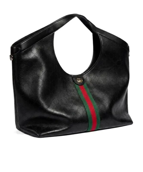 Gucci Giglio Large Tote Bag - Black