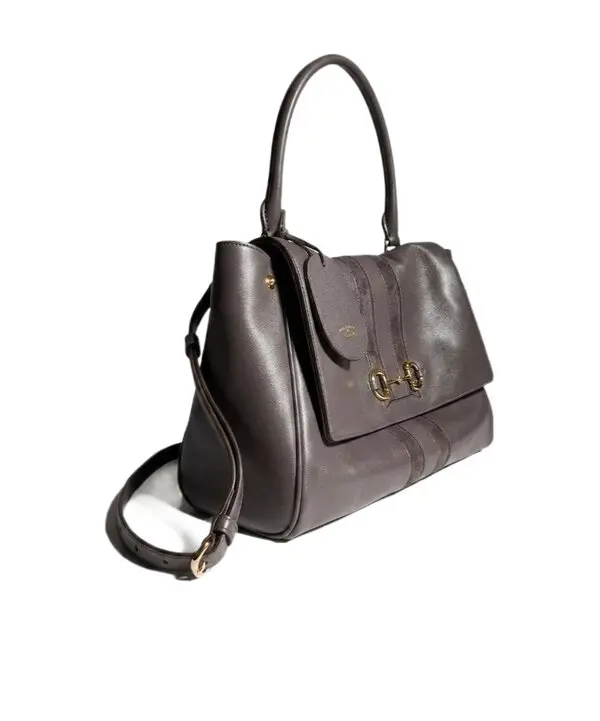 Gucci Paparazzo Medium Top Handle Bag - Dark Gray