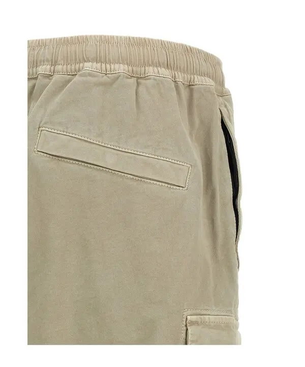 Stone Island Elasticated Waist Cargo Trousers - Beige